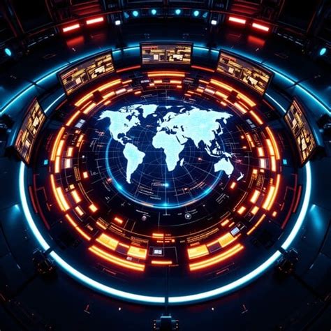 Free Global Command Center Image Download At Stockcake