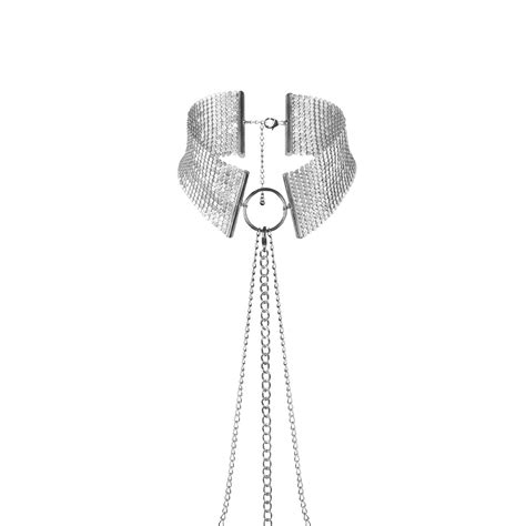 Bijoux Indiscrets Desir Metallique Collar Silver Hotcherry
