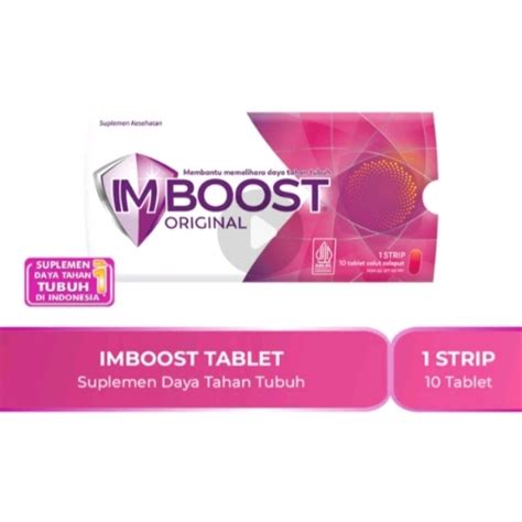 Jual Imboost Original Tablet 1strip 10tablet Shopee Indonesia