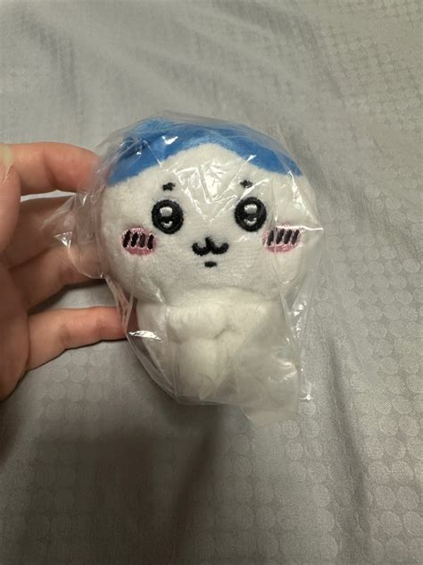 Hachiware Sitting Plush Keychain From Chiikawa Hobbies And Toys Toys And Games On Carousell