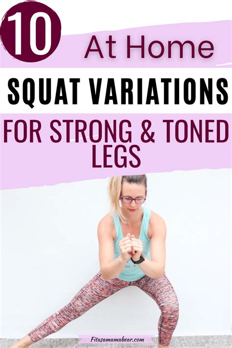 Squat Variations At Home For Awesome Results
