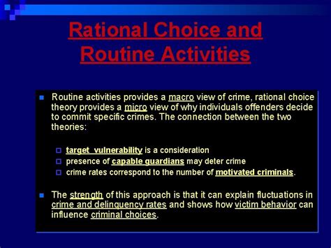 Chapter 5 The Development Of Rational Choice Theory