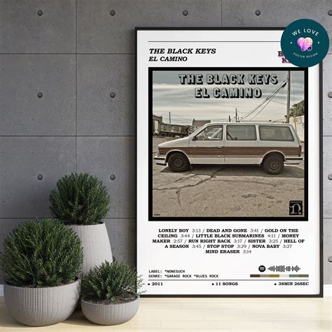 The Black Keys El Camino Album Poster The Black Keys Poster Album