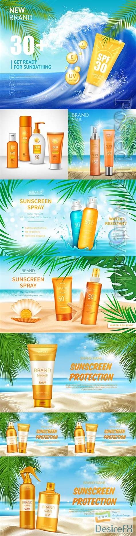 Download Sunscreen Protection Vector Cosmetics Desirefxcom