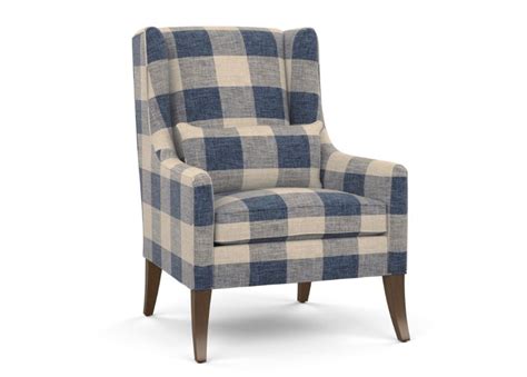 Kyle Wing Chair Chairs And Chaises Plaid Living Room Wingback Chair Wingback Accent Chair