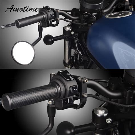 เหมาะสาหรบ Honda REBEL CMX CM300 CM500 ดดแปลงกระจกมองหลงลง Shopee