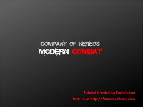 Tutorial Batch 1 How To Setup The Mod Tools Company Of Heroes Moddb