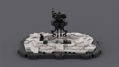 Lego Moc Imperial Probe Droid Diorama By Beanbricks Rebrickable