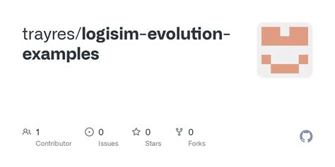 Github Trayres Logisim Evolution Examples