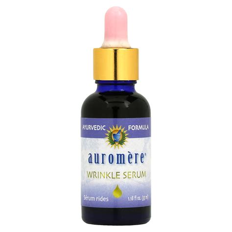Auromere Ayurvedic Formula Wrinkle Serum 118 Fl Oz 35 Ml