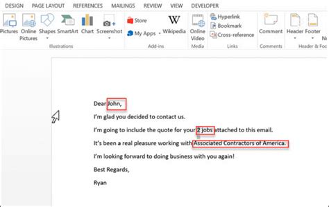 How To Automate Microsoft Word Forms With Custom Fields