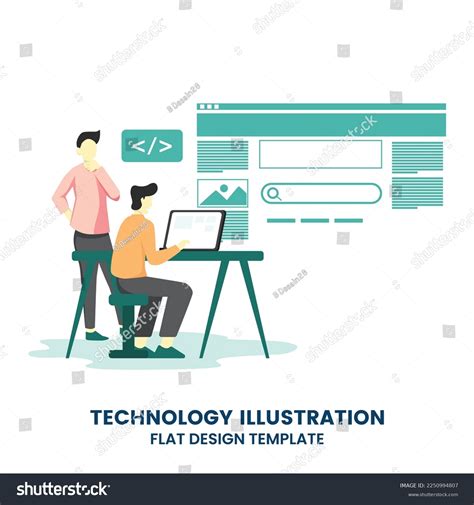 Programming Engineering Development Programmer Developer Create Stock Vector Royalty Free