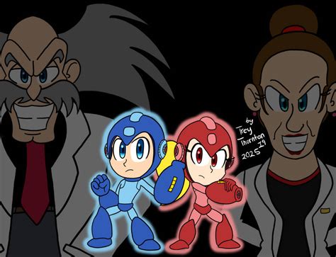 Mega Man And Mega Girl By Treythornton19 On Deviantart