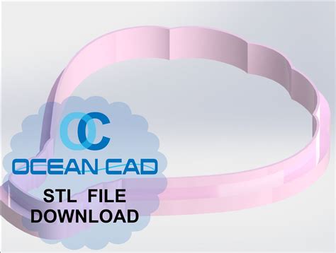 Air Balloon Cookie Cutter Ocean Cad