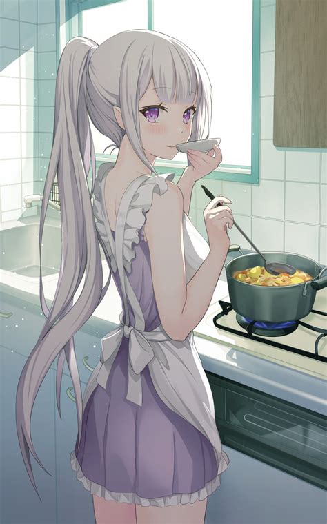 Emilia Re Zero Art Danbooru