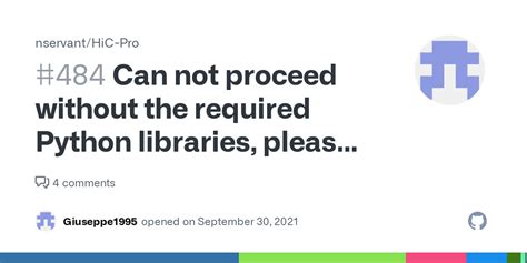Can Not Proceed Without The Required Python Libraries Please Install