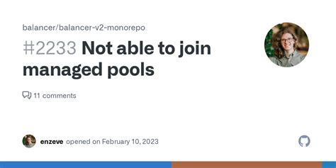 Not Able To Join Managed Pools Issue Balancer Balancer V