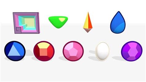 Steven Universe Gems Free Vr Ar Low Poly 3d Model Cgtrader