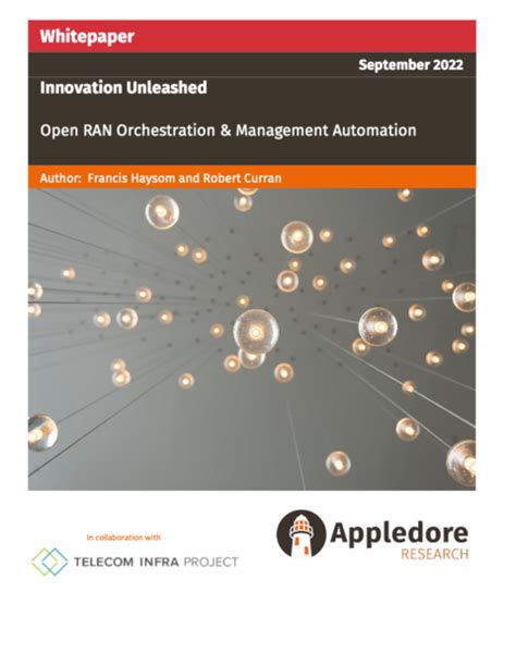 Open Ran Orchestration And Management Automation Telecom Infra Project