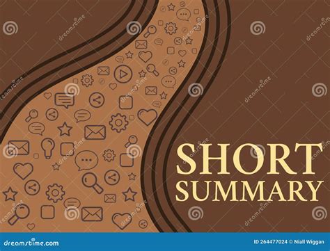 Text Caption Presenting Short Summary Internet Concept Brief Statement