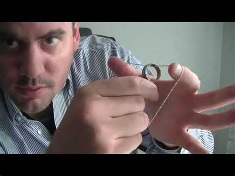 Free Magic Tricks Amazing Ring On Rubber Band Tutorial Youtube