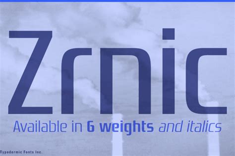 Zrnic Sans Serif Fontplanet