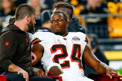 Cleveland Browns Rb Nick Chubb Suffers Leg Injury So Gruesome That Espn