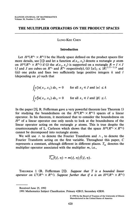 Pdf The Multiplier Operators On The Weighted Product Spaces