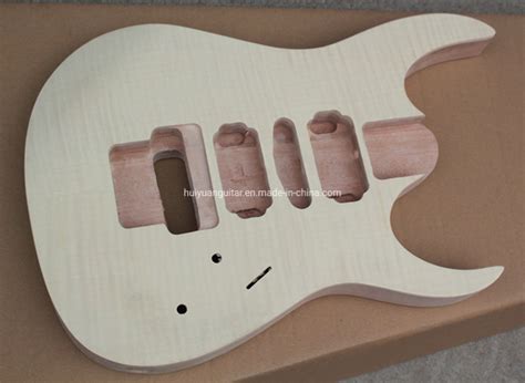 Diy Semi Finished Electric Guitar Body Floyd Rose Cut Guitar Kit And