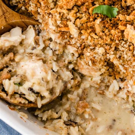 Chicken And Wild Rice Casserole ⋆ Real Housemoms