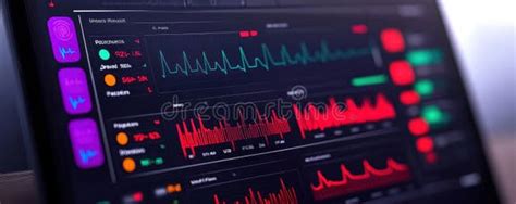 Futuristic Health Data Visualization On Screen For Health Info Records Privacy Concept Stock Futuristic Health Data Visualization On Screen For Health Info Records Privacy Concept Stock