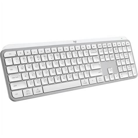 Logitech 920011559 Mx Keys Full Size Scissor Keyboard For Pc And Mac Pale Grey 1 Kroger