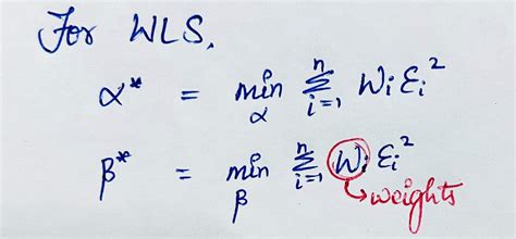Weighted Least Squares Regression In Python Codespeedy
