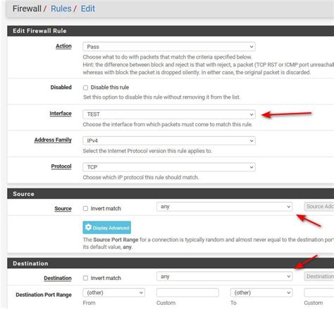 Firewall Rules Interface Netgate Forum