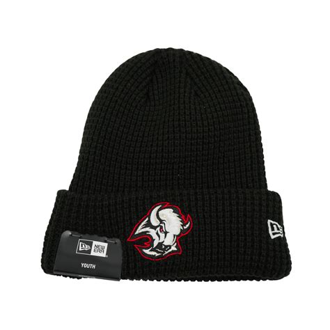 Youth New Era Sabres Alternate Logo Knit Beanie The Bflo Store