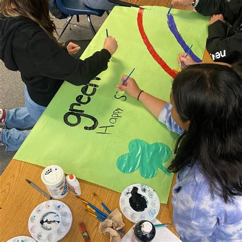 Asb Preparing Posters For Some Of The Upcoming Spirit Days On Campus