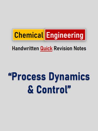 Process Dynamics Control Chemojo