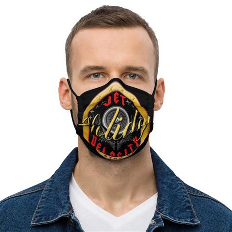 Jet Velocity Holiday All Star Band Premium Face Mask Jason Ebs