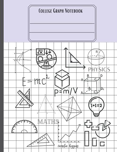 College Graph Notebook 100 Pieces Graph Paper 8 5 X 11 Inches Grid