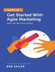 Get Started With Agile Marketing A Practical Guide Course Hero