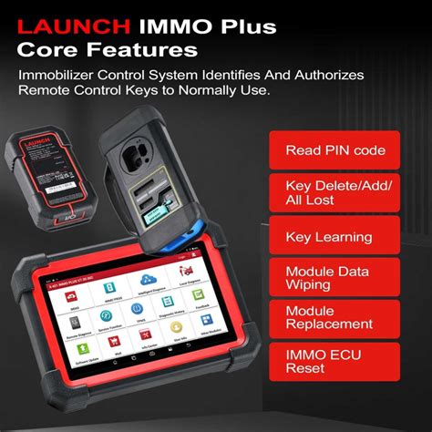 Launch X IMMO Plus Key Programmer In IMMO Clone Diagnostics Functions Global Version