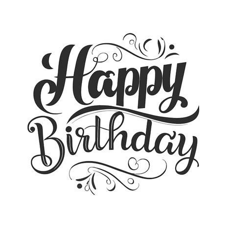 Premium Vector Happy Birthday Greeting Card Vector Illustration