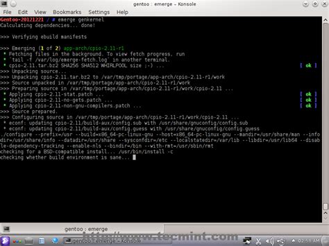 Gentoo Linux Installation Guide With Screenshots Part
