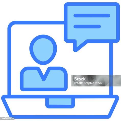 원격 회의 아이콘 사용자 인터페이스 벡터 일러스트레이션 라인 아트 스타일의 간단한 벡터 기호 및 트렌디 한 기호로 디자인 및 웹 사이트 또는 모바일 앱 0명에 대한 스톡