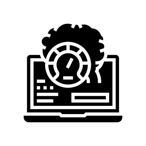 Laptop Optimize Glyph Icon Vector Illustration 10349826 Vector Art At Vecteezy