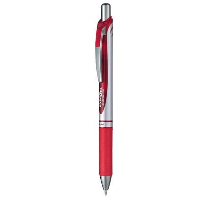 Stylo roller PENTEL Energel encre gel rétractable et rechargeable Rouge Recharge offerte de