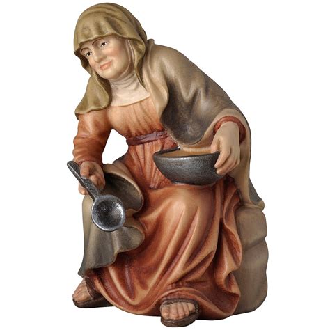 Oma Bethlehem Krippe Col Für 10cm Figuren