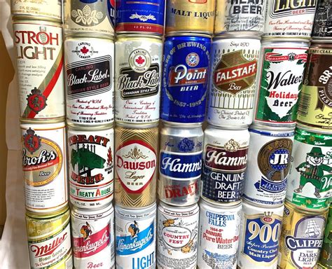 Lot Of 55 Vintage Beer Cans Aluminum Most Tab Tops Bo Obsolete