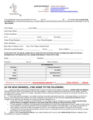 Fillable Online Our Adoption Application And Interview Fax Email Print PdfFiller