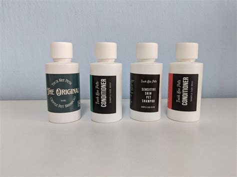 Tuck Kee Botanicals Pet Shampoo And Conditioner Samples Pet Supplies